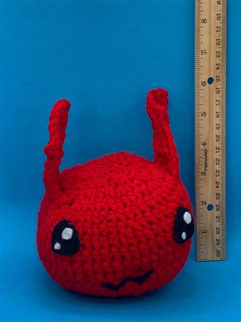 Jyarimon Digimon Crochet Plush Toy Etsy