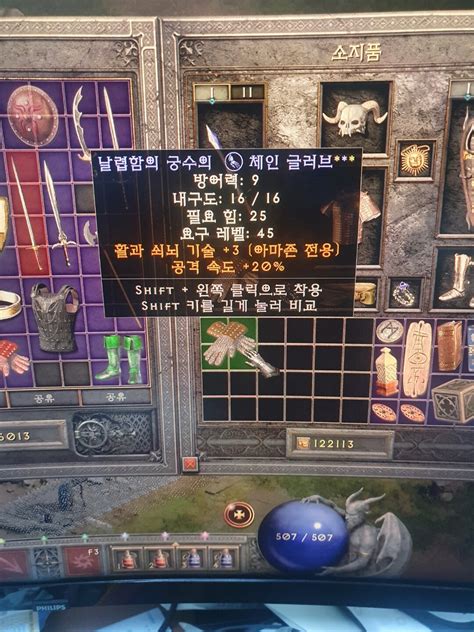 아마존 매직 장갑 시세 있을까요 디아블로2 자유 게시판 디아블로2 인벤
