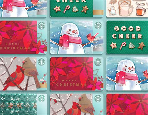 Starbucks T Cards 02 Holiday Behance