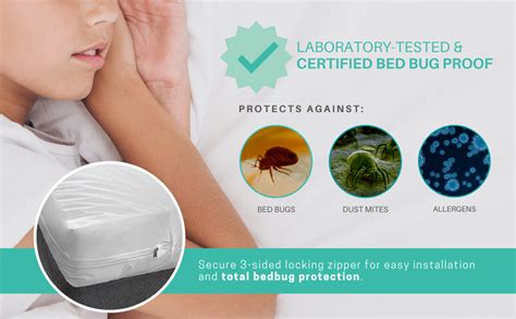 6 Gauge Vinyl Bed Bug Mattressbox Spring Cover Waterproof