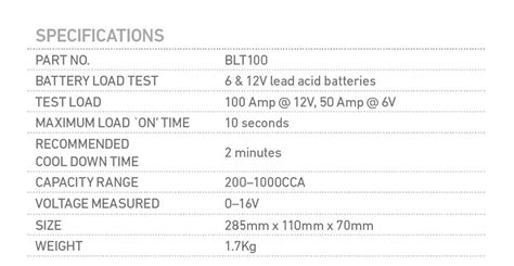 612v 100 Amp Load Tester Projecta