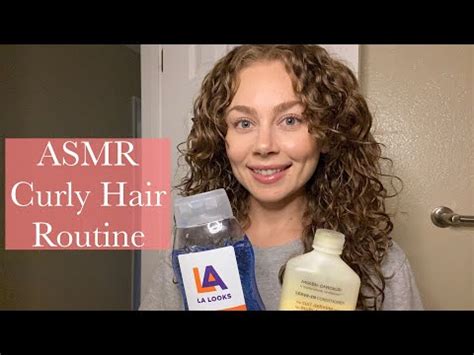 Asmr Curly Hair Routine Whispered Voiceover