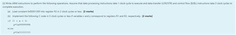 i write arm instructions to perform the following