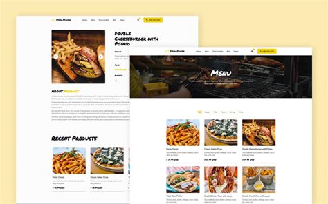 Meal Mover Food Html5 Responsive Website Template