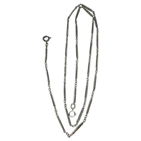 Platinum Fob Chain 8 For Sale On 1stdibs Platinum Fob Chain For Watch