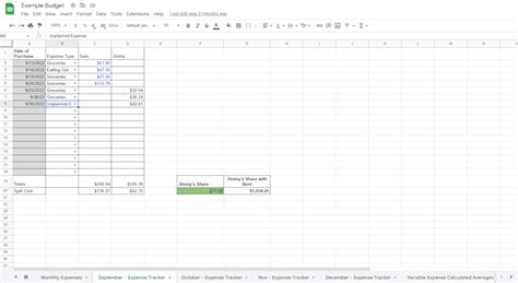 Create A Googlesheet For Your Budget And Can Add In Data Studio By