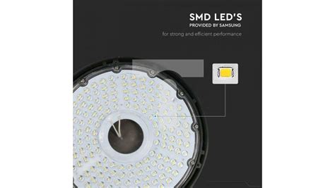 Oprawa Przemysłowa LED 200W HighBay 32000lm 4000K IP65 Czarna 5 Lat
