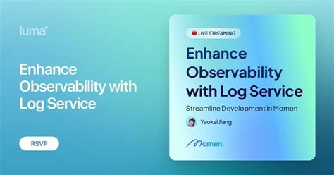 Momen On Linkedin Enhance Observability With Log Service · Luma