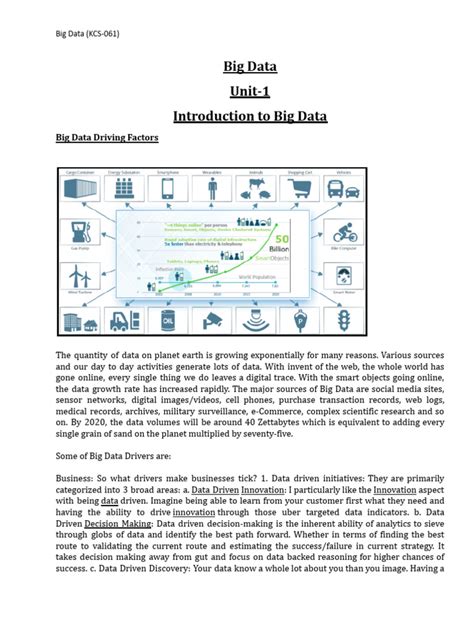 Bd Unit 1 Upd Pdf Big Data Analytics