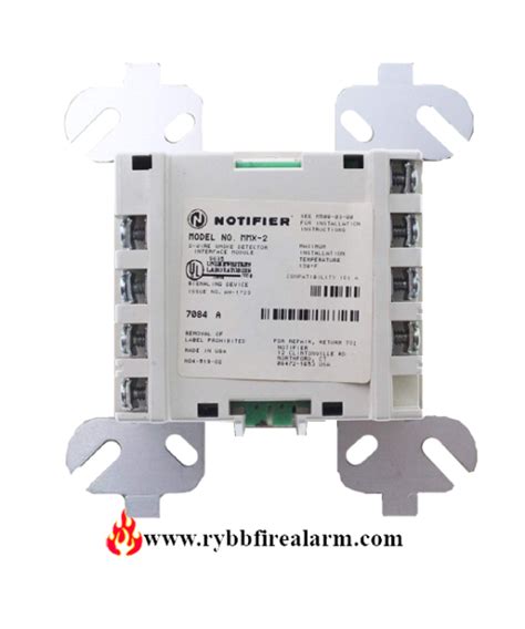 Notifier Mmx 2 Addressable Monitor Module Rybb Fire Alarm