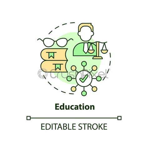 Education Concept Icon Stock Vector 5989036 Crushpixel