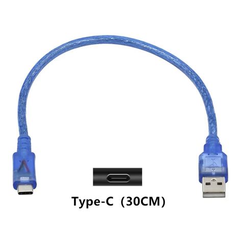 Type C Usb Cable 30cm Arduino Raspberry Pi Nodemcu Iot Nvidia