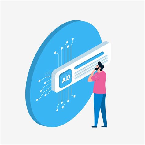 Ai In Marketing And Ppc Advertising Concept Man Engaging With Digital