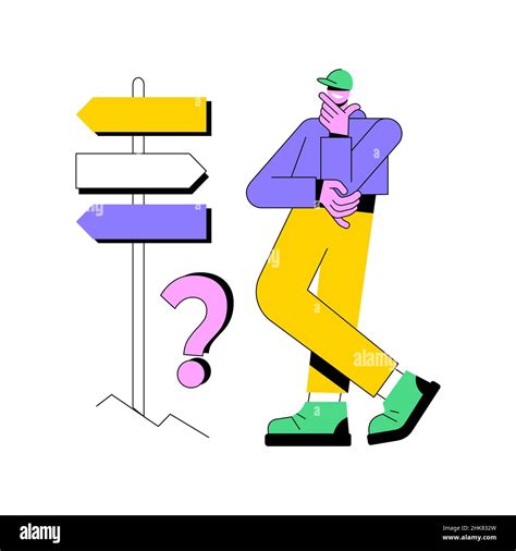 Toma de decisiones concepto abstracto ilustración vectorial Habilidad