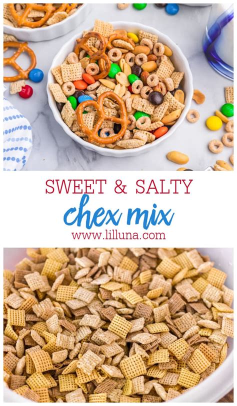 Sweet And Salty Chex Mix No Bake Lil Luna