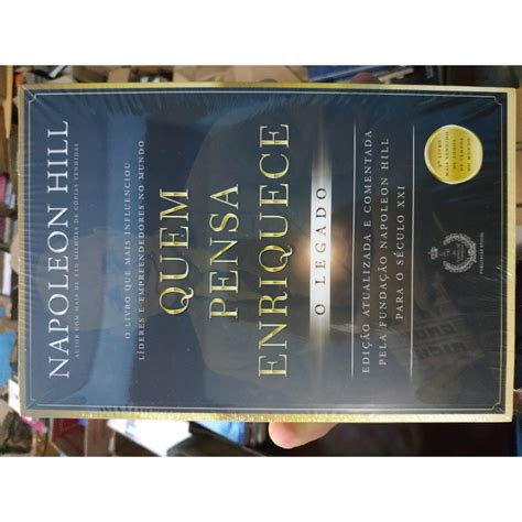 Quem Pensa Enriquece O Legado Napoleon Hill Lacrado Shopee Brasil