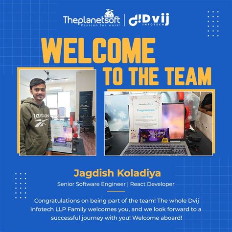 Dvij Infotech On Linkedin Welcometotheteam Reactjsdeveloper