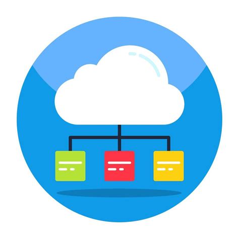 Modern Design Icon Of Cloud Hosting 13407284 Vector Art At Vecteezy