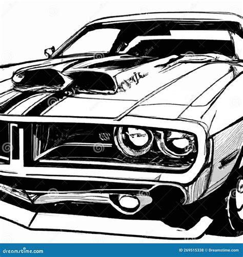 How To Draw Muscle Car