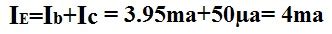 How To Calculate The Emitter Current Ie Of A Transistor