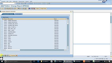 Sap Abap How To Create Structure In Se38 Abap Editorreport Youtube