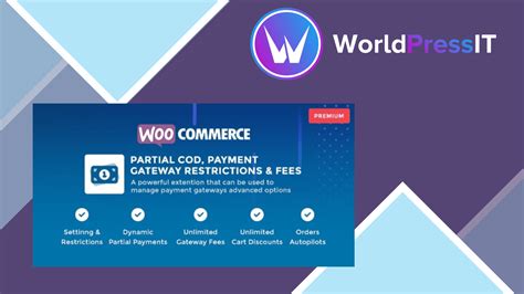 Woocommerce Partial Cod Payment Gateway Restrictions And Fees Worldpress It