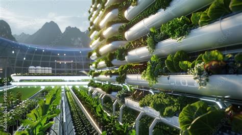 Picture The Future Of Agriculture With Vertical Farming And Automated