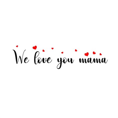 Banner De Caligrafía De Signo De Amor Con Corazones Rojos Aislados