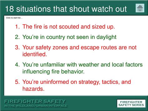 Ppt Firefighter Safety In The Wildland Urban Interface Powerpoint