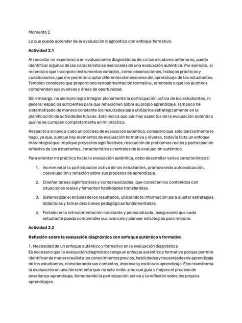 Momento 2 Pdf Evaluación Aprendizaje