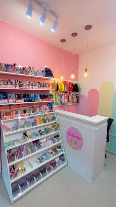 Loja Física Quase Pronta 🥹 ️ Decoração De Loja Pequena Como Montar Uma Papelaria Design De Loja