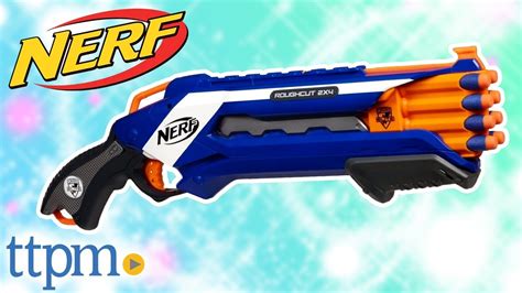 Nerf N-Strike Elite Rough Cut 2x4 Blaster from Hasbro - YouTube