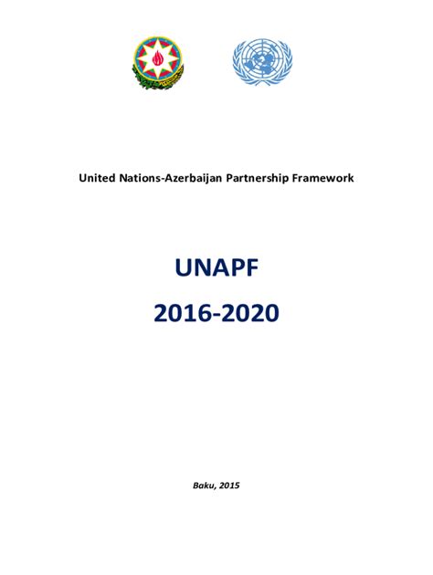 Fillable Online The United Nations Development Assistance Framework