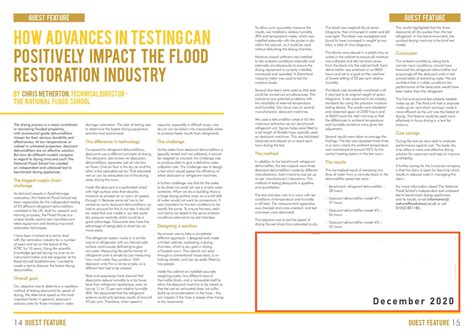 Benchmark Desiccant Dehumidifiers Corroventa Or Ecor Pro Ecor Pro
