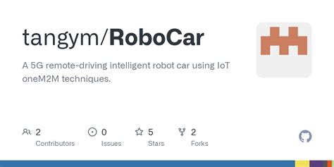 Github Tangymrobocar A 5g Remote Driving Intelligent Robot Car Using Iot Onem2m Techniques
