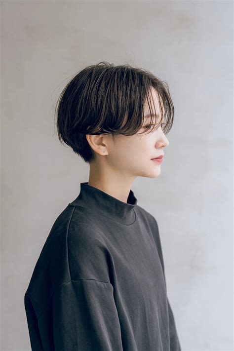 ボーイッシュなかっこいい前髪なしハンサムショート表参道美容室CIECA シエカ スタイリスト野元亮太のヘアスタイル LALAヘアカタログ