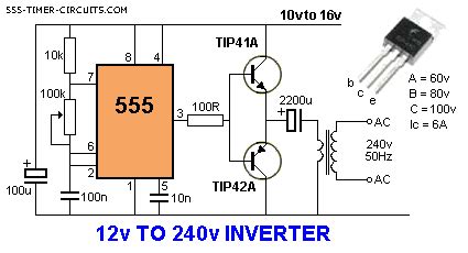 12v 240v Inverter Circuit Diagram