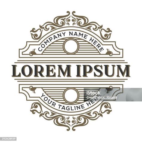 로얄 크라운 포도 수확 테두리 프레임 포도 수확 배지 상징 우표 상표 디자인 벡터 Thc에 대한 스톡 벡터 아트 및 기타 이미지 Thc 갈색 개척시대의 서부 Istock