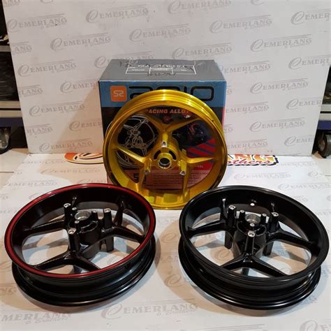 Jual NMAX Velg AXIO RING 14 DOUBLE DISC TAPAK LEBAR YAMAHA NMAX155 Di