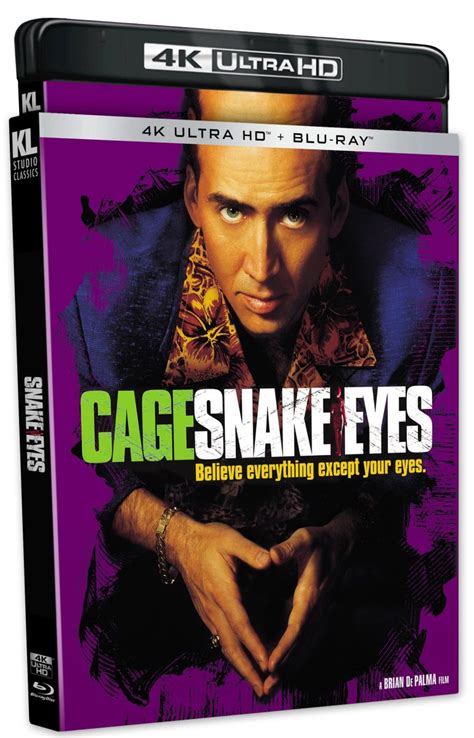 Snake Eyes 4k Uhdblu Ray With Slipcover Cinema Classics