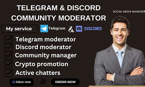 Do Discord Telegram Community Manager Moderator For Crypto Nft Meme