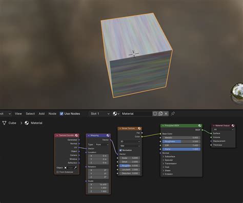 Materials How Do I Stretch A Noise Texture Blender Stack Exchange