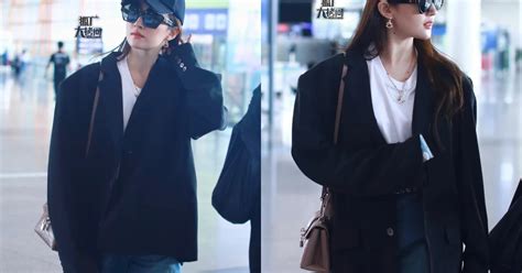 Lưu Diệc Phi Khoe Thần Thái Chuẩn Visual Tại Sân Bay Nhưng Vòng 2 Mới