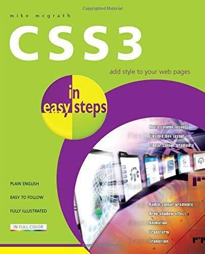 Css3 In Easy Steps By Mike Mcgrath Brand New Ebay