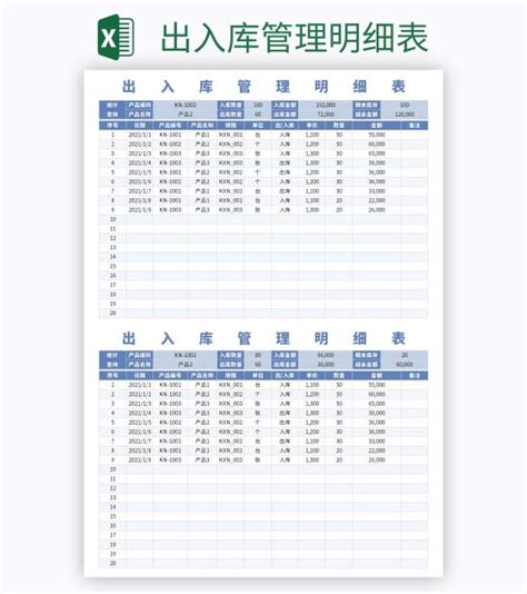 库存管理excel模板下载完美办公