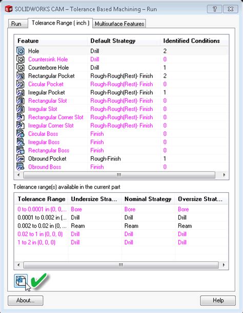 Whats New In SOLIDWORKS 2018 Tolerance Based Machining In SOLIDWORKS CAM Engineers Rule