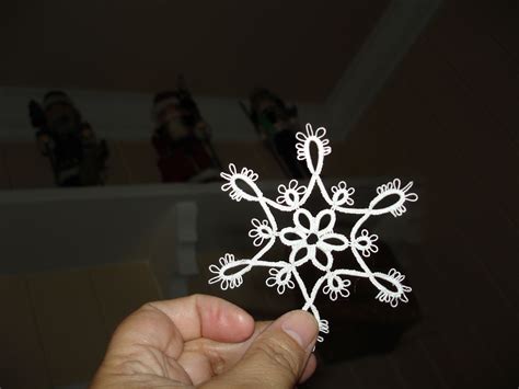 Tally S Snowflake Tatting Tutorial Tatting Patterns Needle Tatting