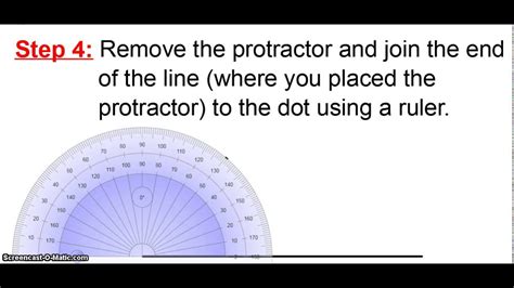 How To Use A Protractor To Measure And Draw Angles