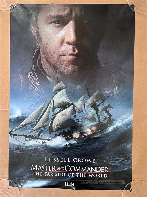 Master And Commander Vintage Poster Mini Commercial Promo Russell Crowe