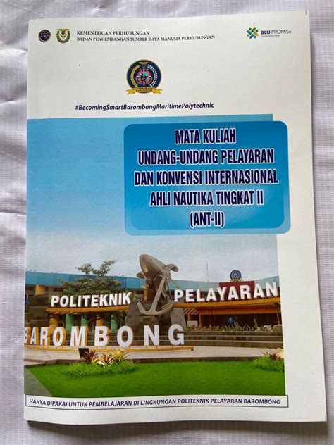 Buku Undang Undang Pelayaran And Konvensi Internasional Dp Ii Nautika